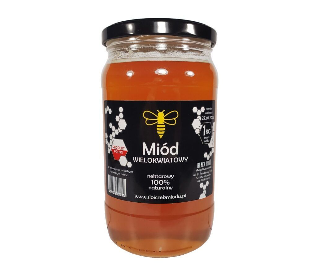 Miód Wielokwiatowy 1 kg - sloiczekmiodu.pl